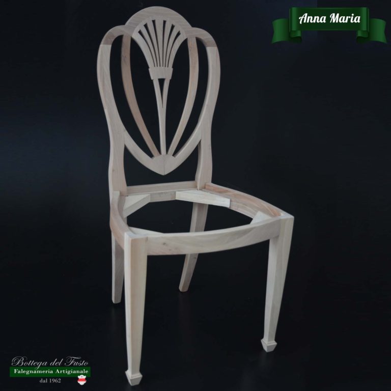 Anna Maria - Fusto per sedia in legno massello di noce - la Bottega del ...